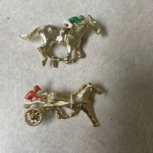 Jewelry | Vintage Derby Pins | Poshmark